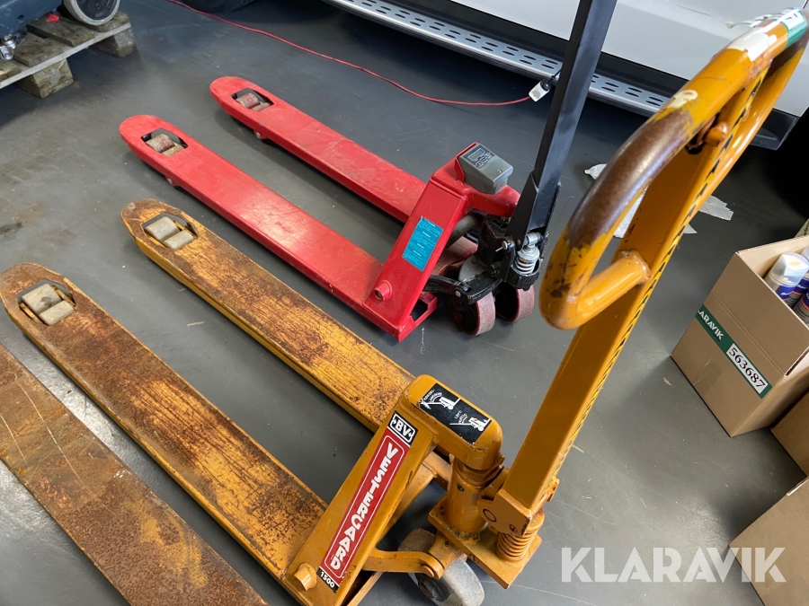 Palleløfter Vestergaard 1500, Holbæk, Klaravik auktioner