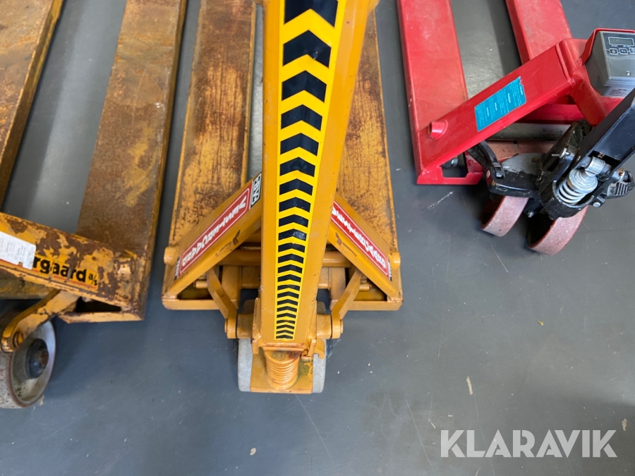 Palleløfter Vestergaard 1500, Holbæk, Klaravik auktioner