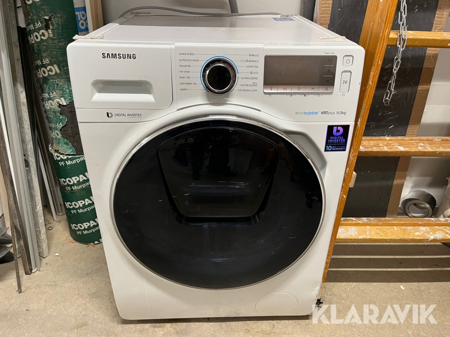 Samsung ECO-bubble 9kg, Ballerup, Klaravik auktioner