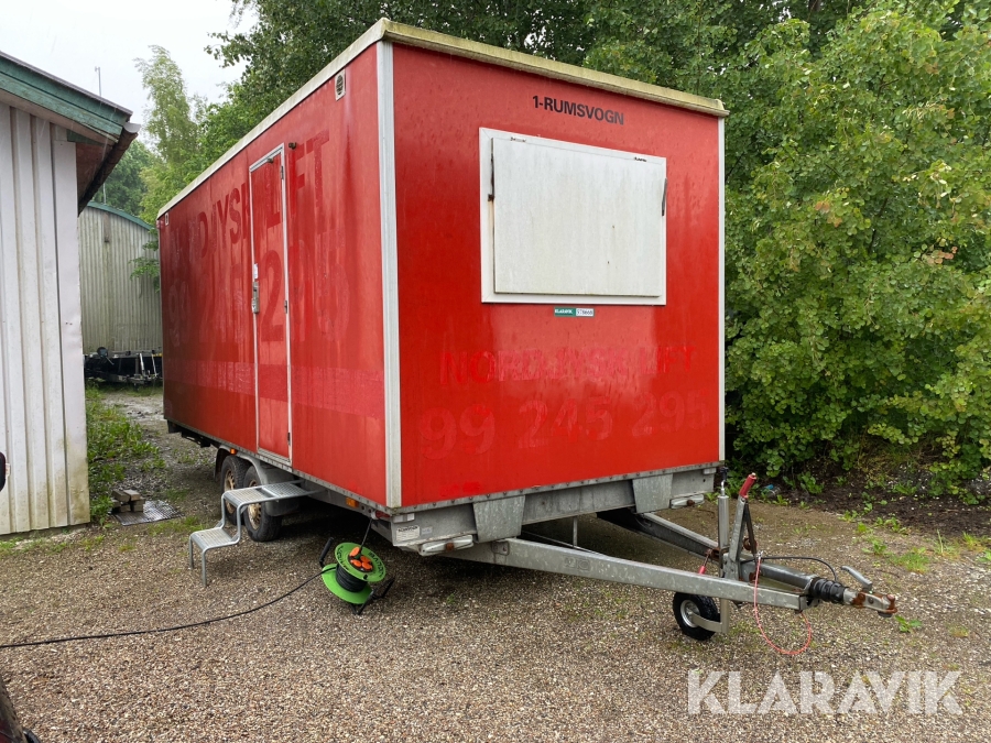 Skur / personalevogn Scanvogn 2000, Aabenraa, Klaravik aukti