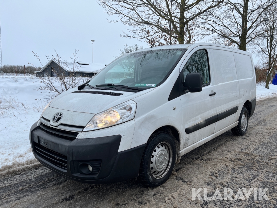Varebil Toyota Proace 1.6D, Holbæk, Klaravik auktioner
