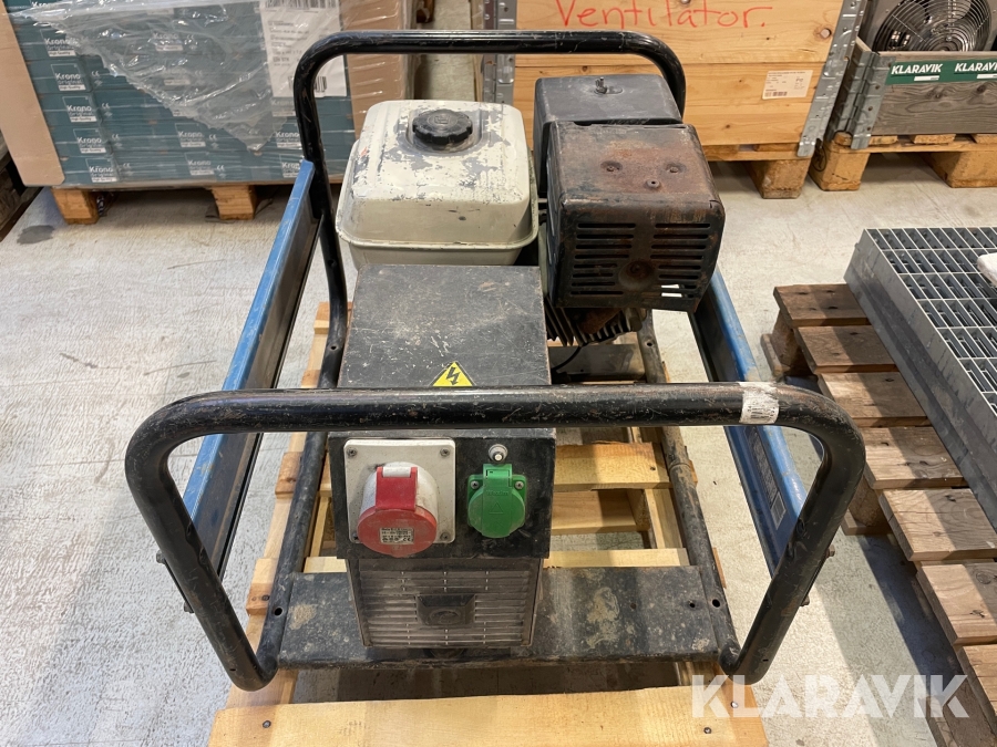Generator SDMO HX5000 T, Odense, Klaravik auktioner