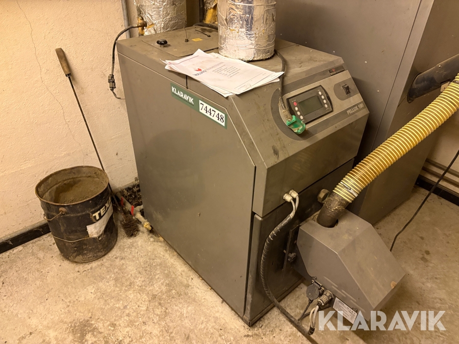 Pille fyr ink. skorsten Vølund varmekilder PBMAx 20.1, Esbje