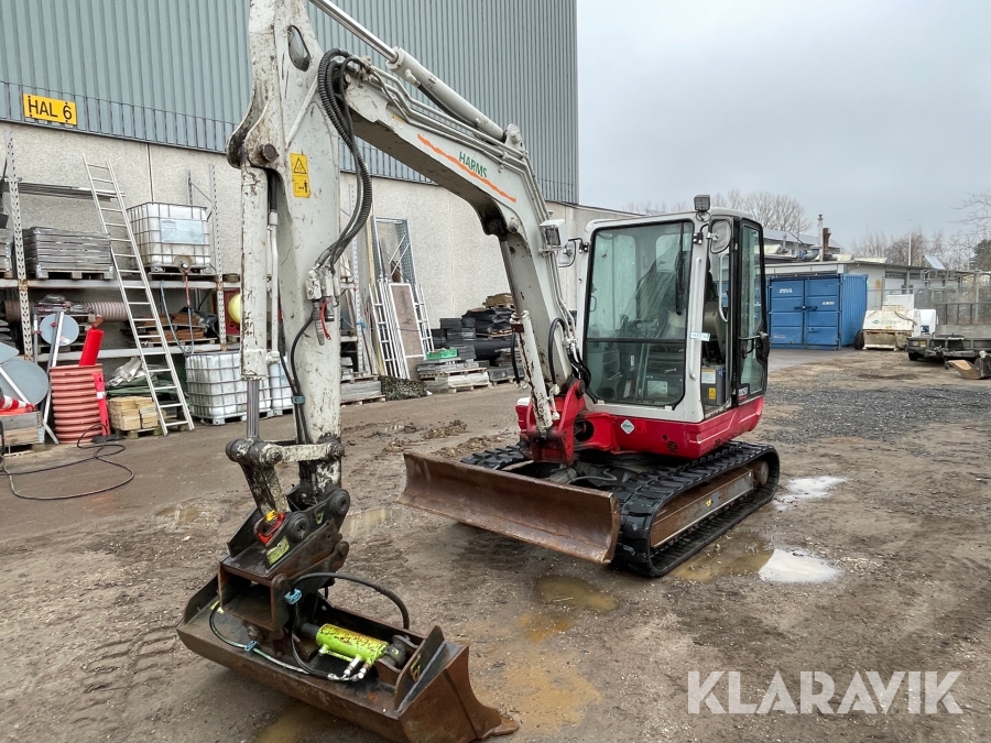 Gravemaskine Takeuchi TB250, Egedal, Klaravik auktioner