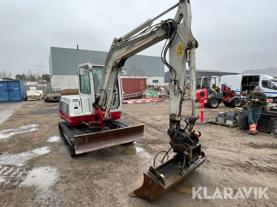 Gravemaskine Takeuchi TB250, Egedal, Klaravik auktioner