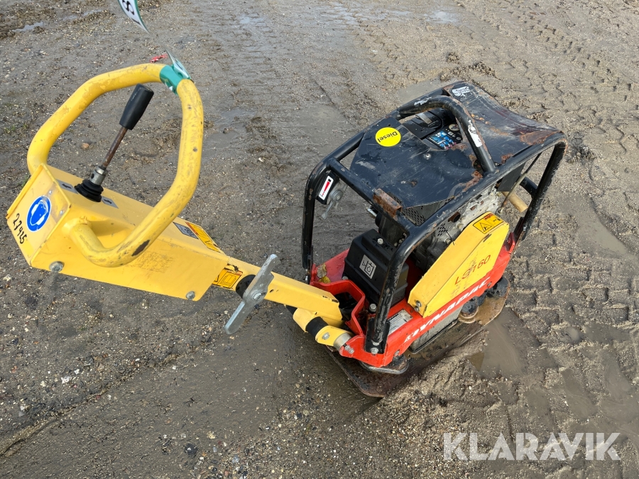 Pladevibrator Dynapac LG160, Rebild, Klaravik auktioner