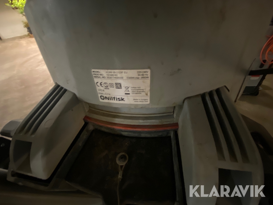 Støvsuger Nilfisk Vl 500, Albertslund, Klaravik auktioner