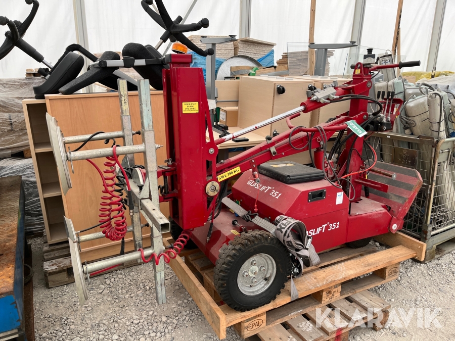 Vakuum lift Glaslift 351, Høje-Taastrup, Klaravik auktioner