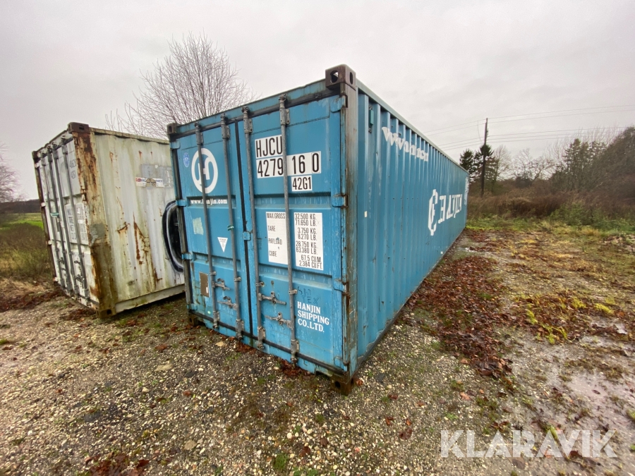 40 fods container, Ringsted, Klaravik auktioner
