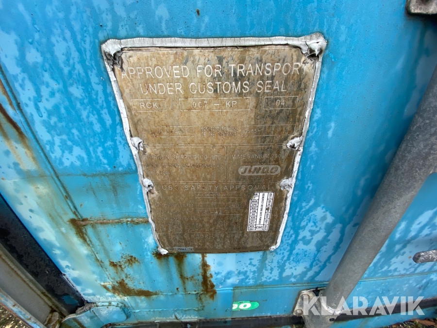 40 fods container, Ringsted, Klaravik auktioner