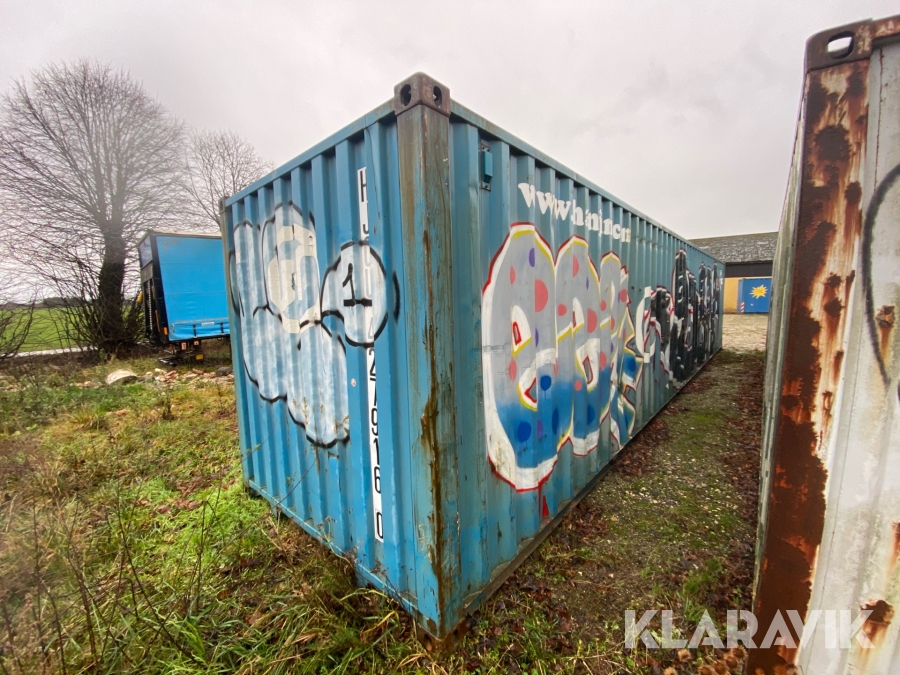 40 fods container, Ringsted, Klaravik auktioner