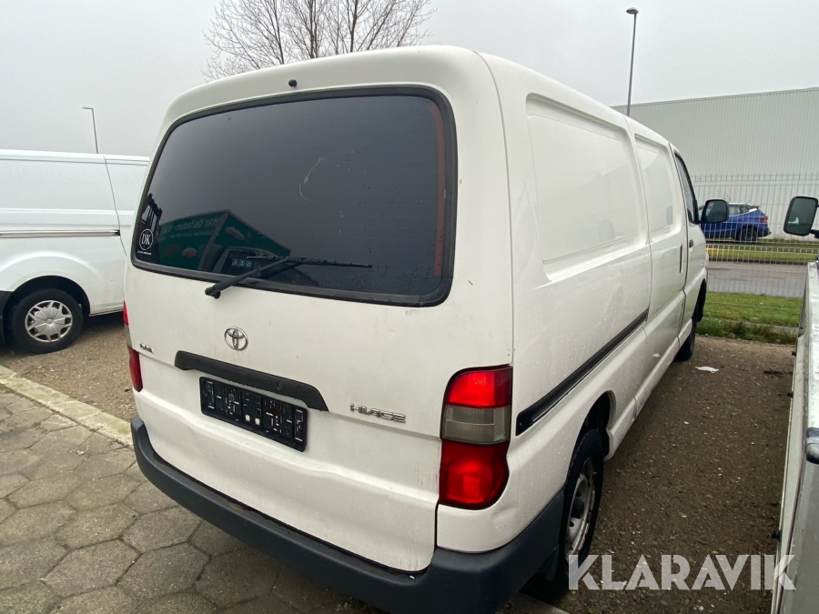Toyota varebil Toyota HiAce, Greve, Klaravik auktioner