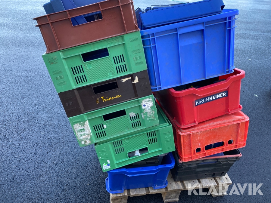 Plastik kasser, Sønderborg, Klaravik auktioner