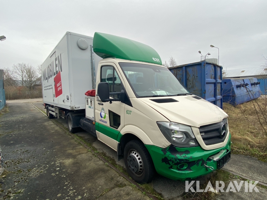 Lastbil Mercedes-Benz Sprinter, Roskilde, Klaravik auktioner