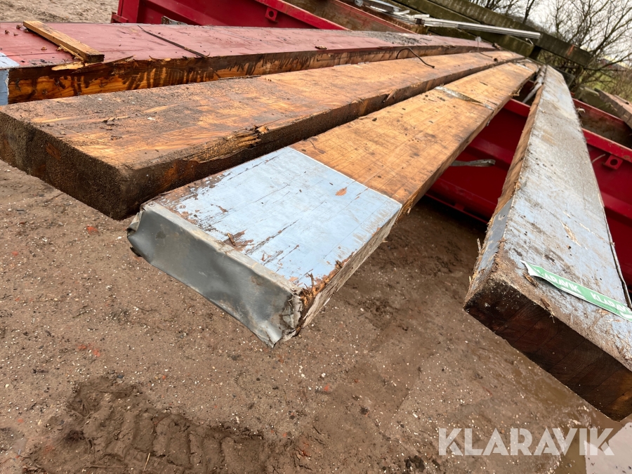 Limtræsbjælker 4 stk. ca. 9 m. Lange , Ringkøbing-Skjern, K
