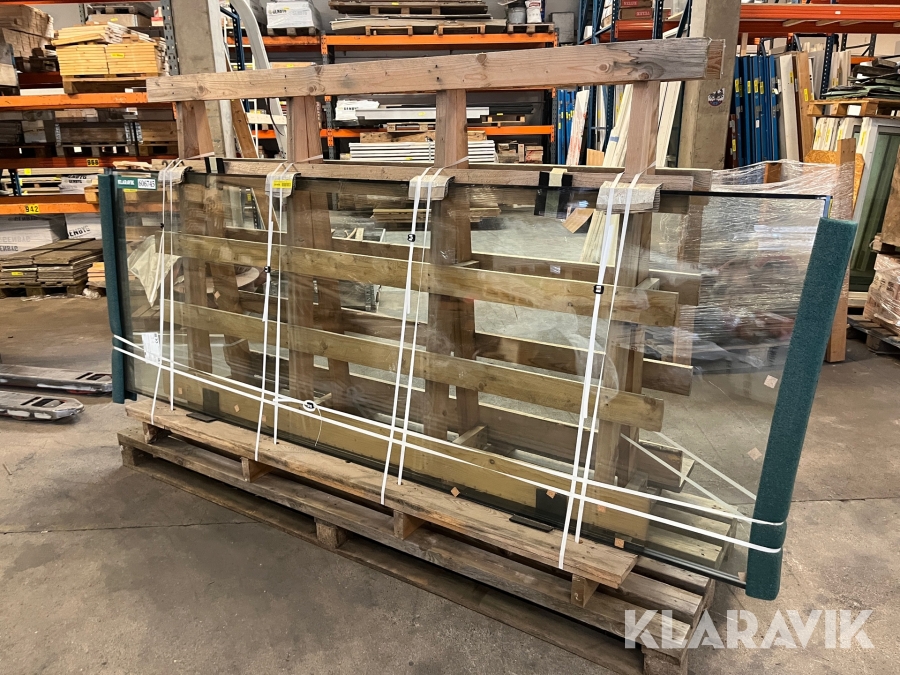 Rude / glas Press Glass 3lags - 1010x2856mm, Sorø, Klaravik