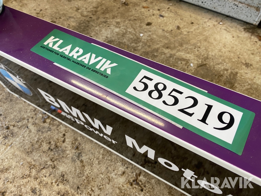 Lysskilt, Ikast-Brande, Klaravik auktioner