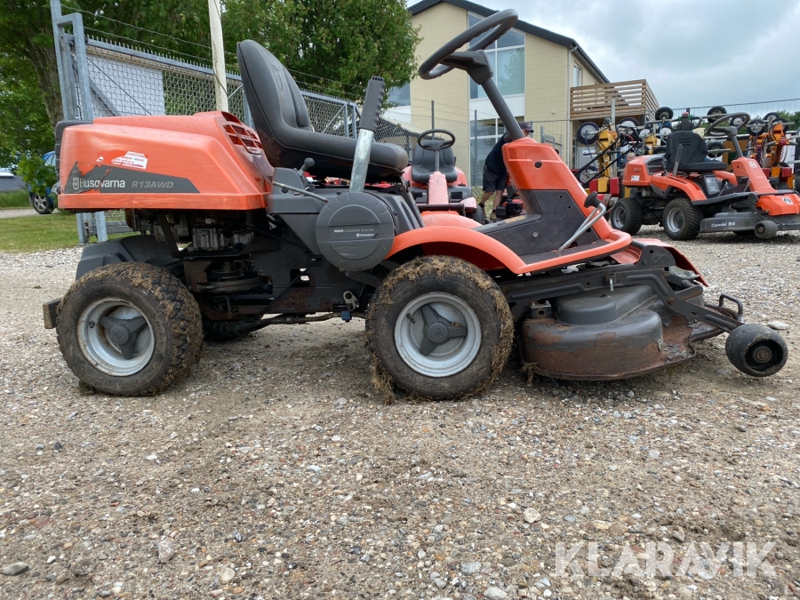 Havetraktor Husqvarna R13AWD, Holbæk, Klaravik auktioner