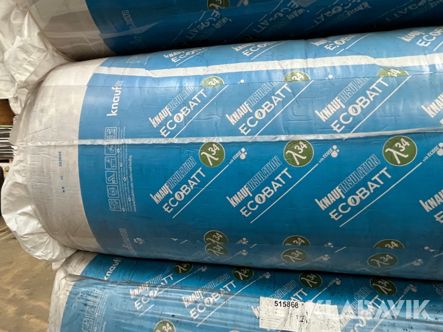 Isolering 1 palle / 20 pakker Knauf Insulation Ecobat, Skive