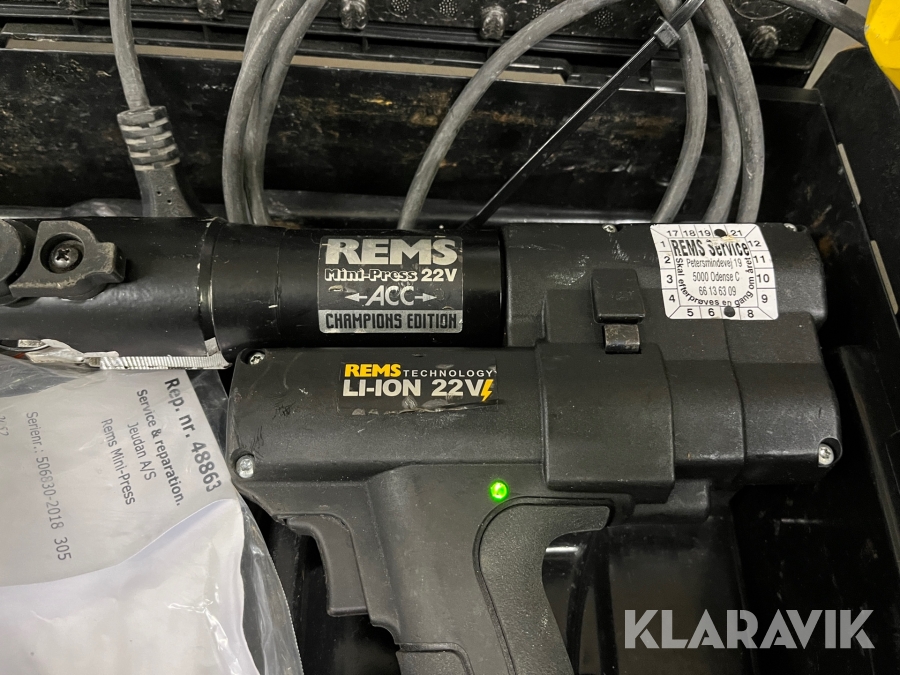 Presseværktøj x2 REMS Type 577 & 57802, København, Klaravik