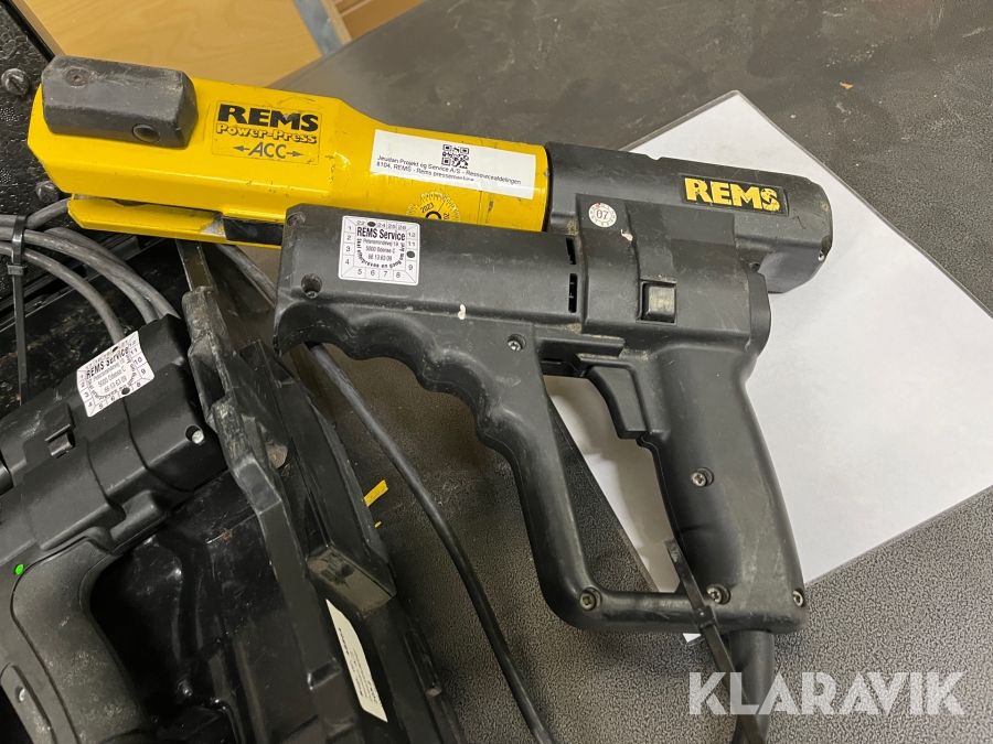 Presseværktøj x2 REMS Type 577 & 57802, København, Klaravik