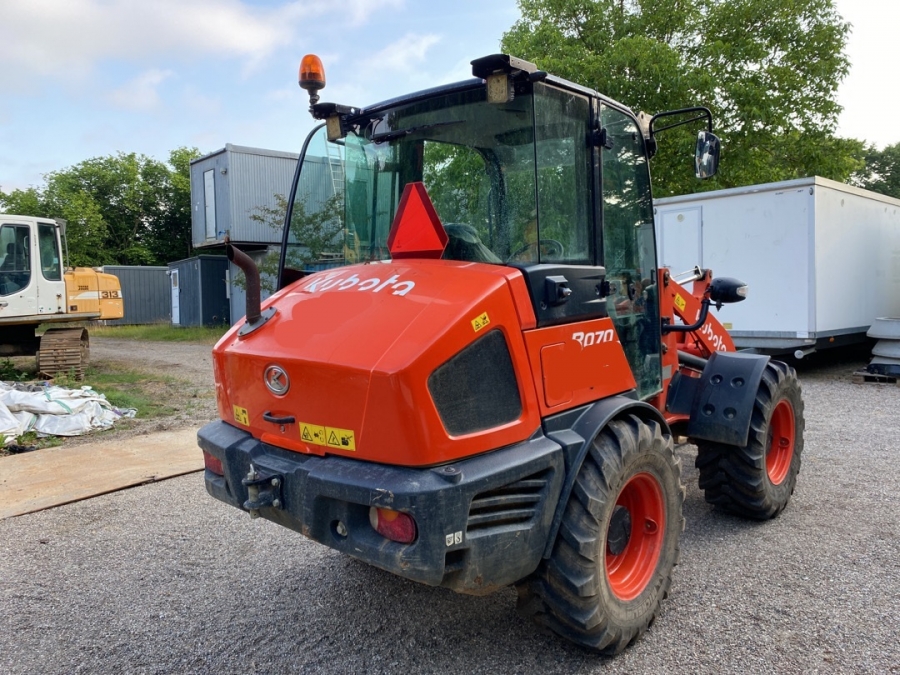 Læssemaskine Kubota R070, Næstved, Klaravik auktioner