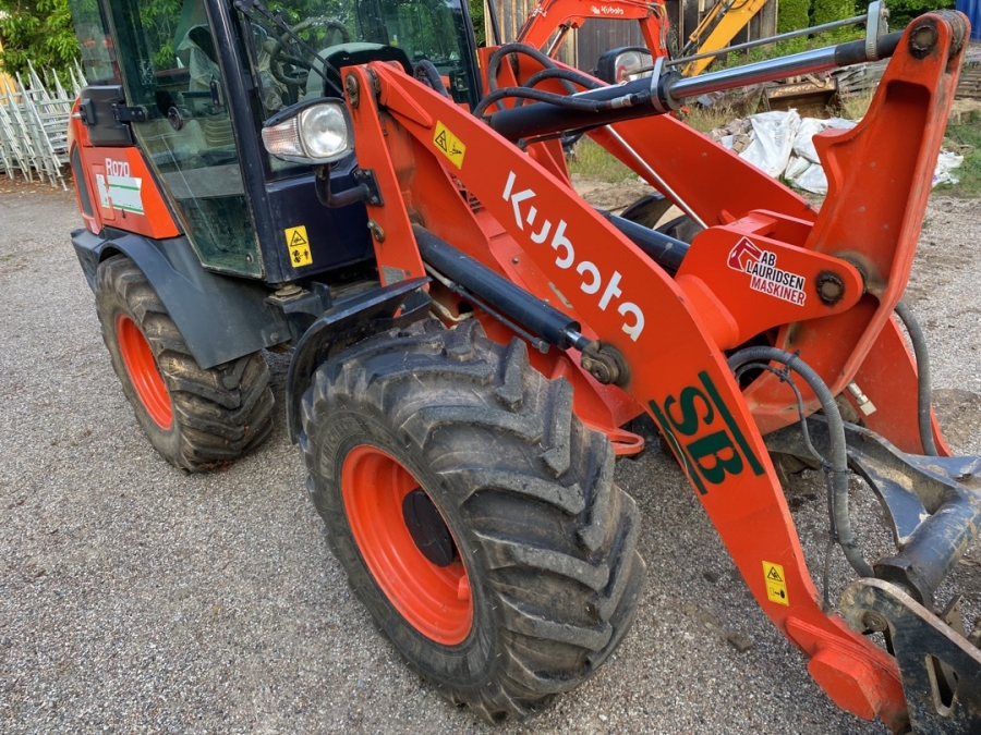 Læssemaskine Kubota R070, Næstved, Klaravik auktioner