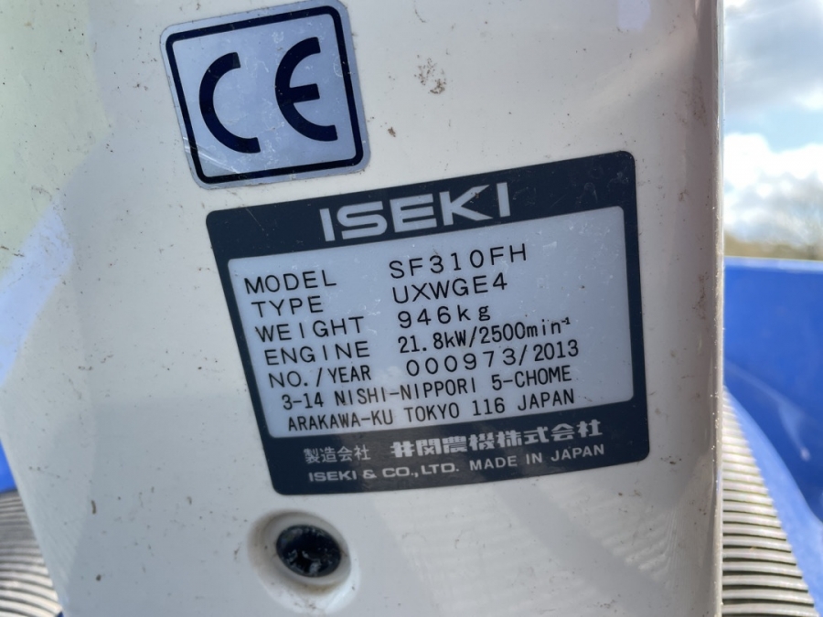 Redskabsbærer Iseki SF310 FH, Rebild, Klaravik auktioner