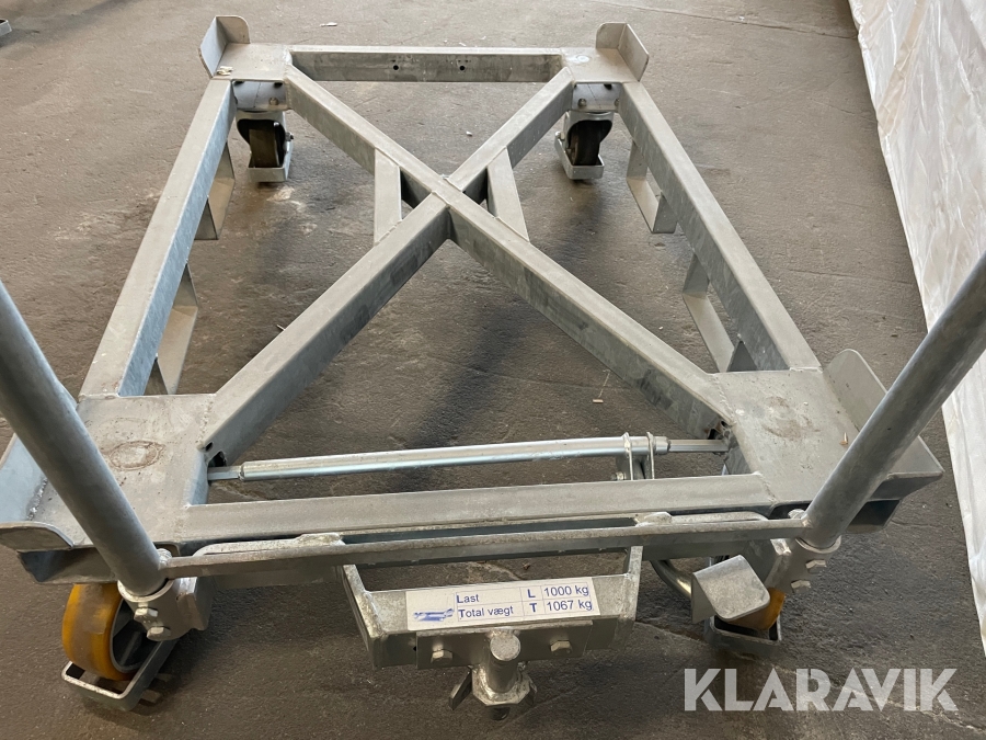 Rullevogn til paller LKE, Horsens, Klaravik auktioner