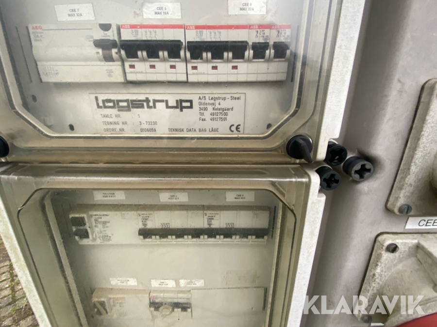 Eltavle, Brøndby, Klaravik auktioner