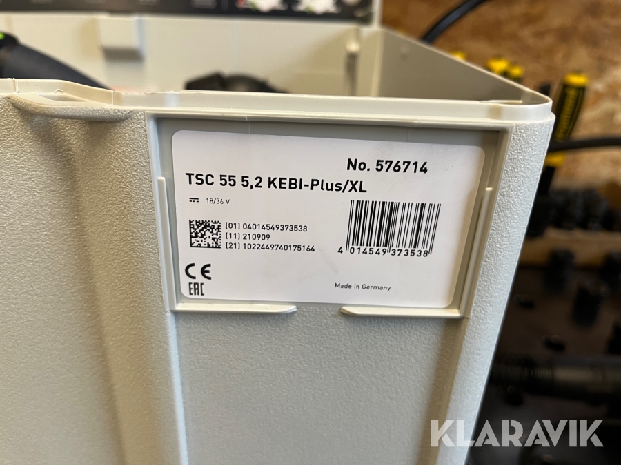 Dyksav Festool TCS 55 K, Furesø, Klaravik auktioner