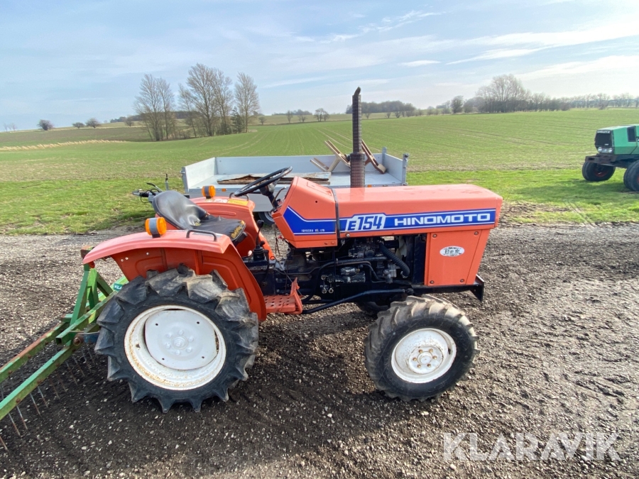 Traktor Hinomoto E154, Slagelse, Klaravik auktioner