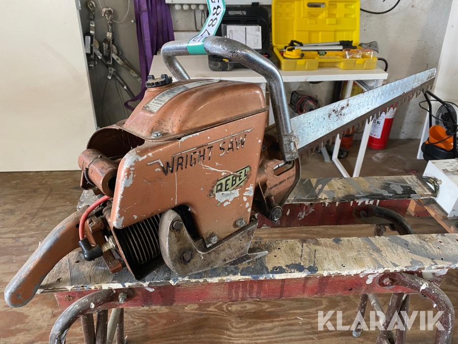 Veteran Motorsav Wright Saw Rebel GS2520, Kalundborg, Klarav
