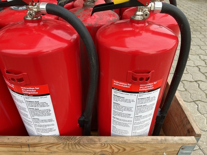 12 kg Pulverslukkere