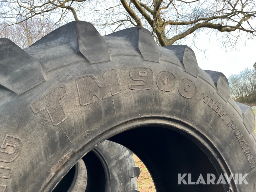 2 stk traktordæk 900/60R42 Trelleborg TM 900, Varde, Klaravi