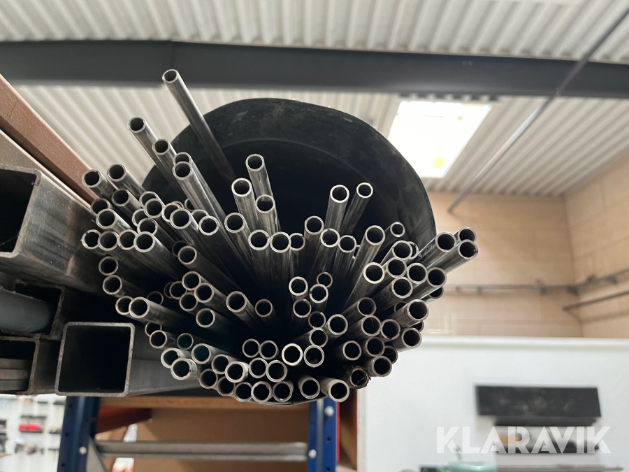 Rør udgløedet Rustfri 10mm x 600cm, Frederikssund, Klaravik