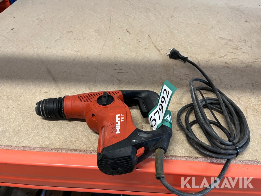 Borehammer Hilti TE7, Holbæk, Klaravik auktioner