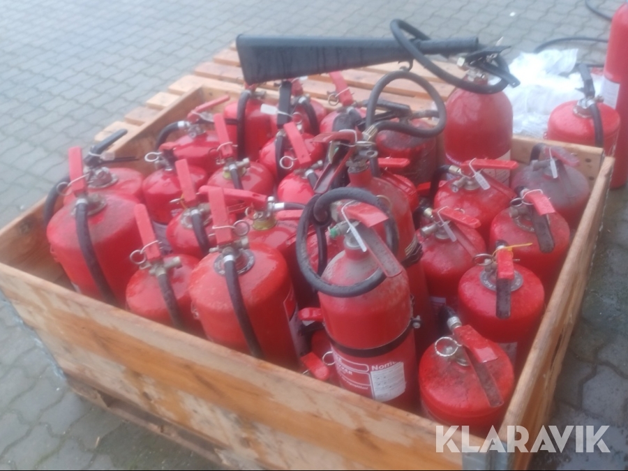 Brandslukkere Kulsyre, vand og pulverslukkere, Randers, Klar