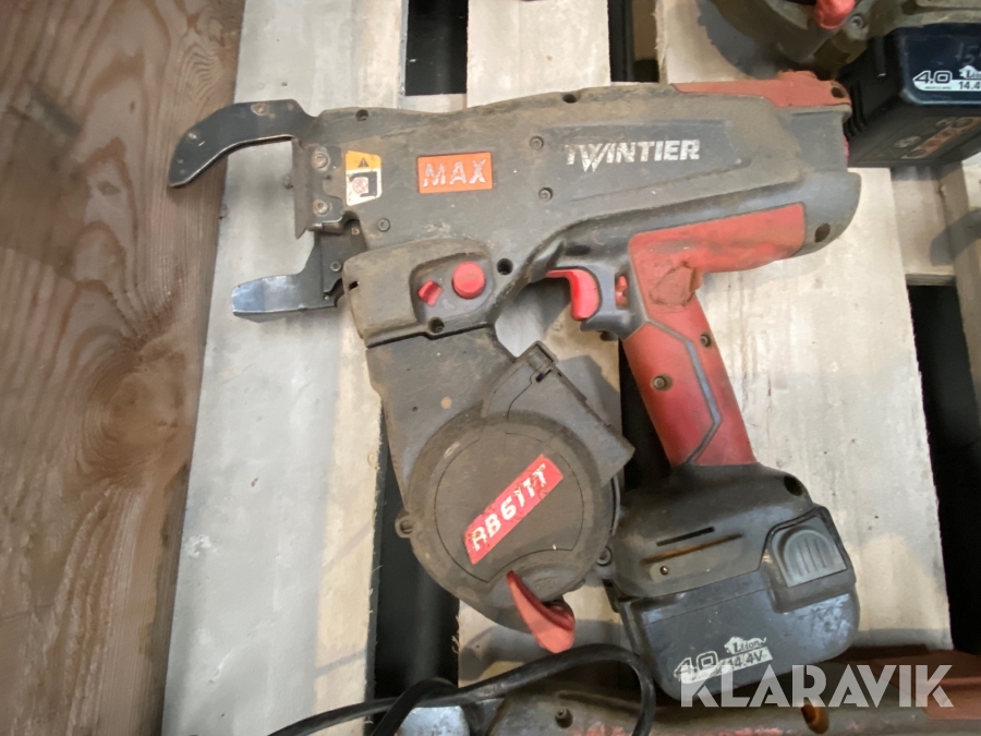 4 stk. Akku bindemaskine Max RB611T/441T, Ringsted, Klaravik