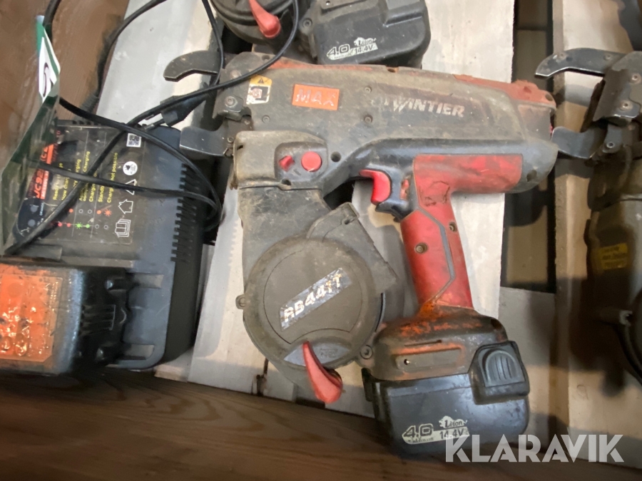 4 stk. Akku bindemaskine Max RB611T/441T, Ringsted, Klaravik