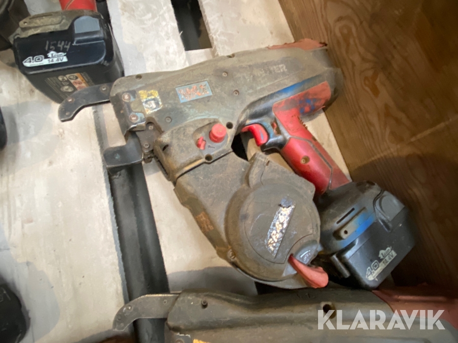 4 stk. Akku bindemaskine Max RB611T/441T, Ringsted, Klaravik