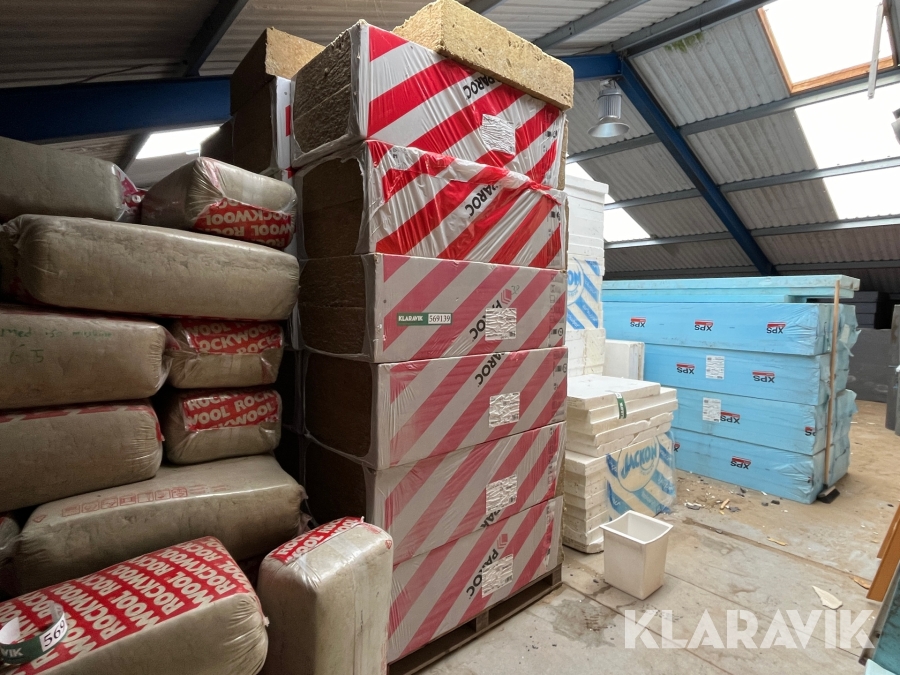 Isolering pladebatts Paroc, Aalborg, Klaravik auktioner