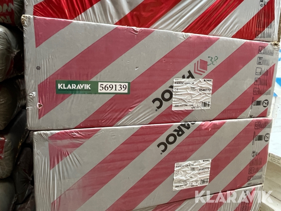 Isolering pladebatts Paroc, Aalborg, Klaravik auktioner