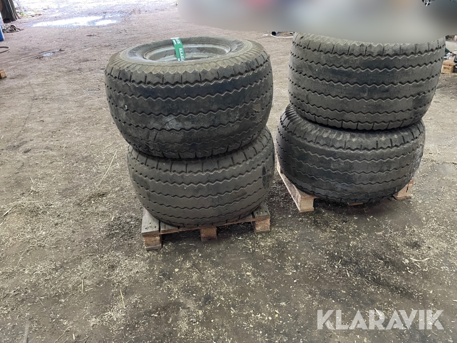 4 hjul fra højtipvogn Vredstein 500/50-17, Varde, Klaravik a