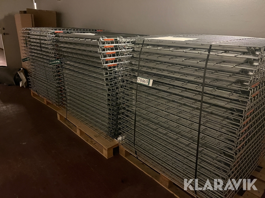Hylder til Pallereoler ca 40 stk MantaMesh 1000kg UDL, Ruder