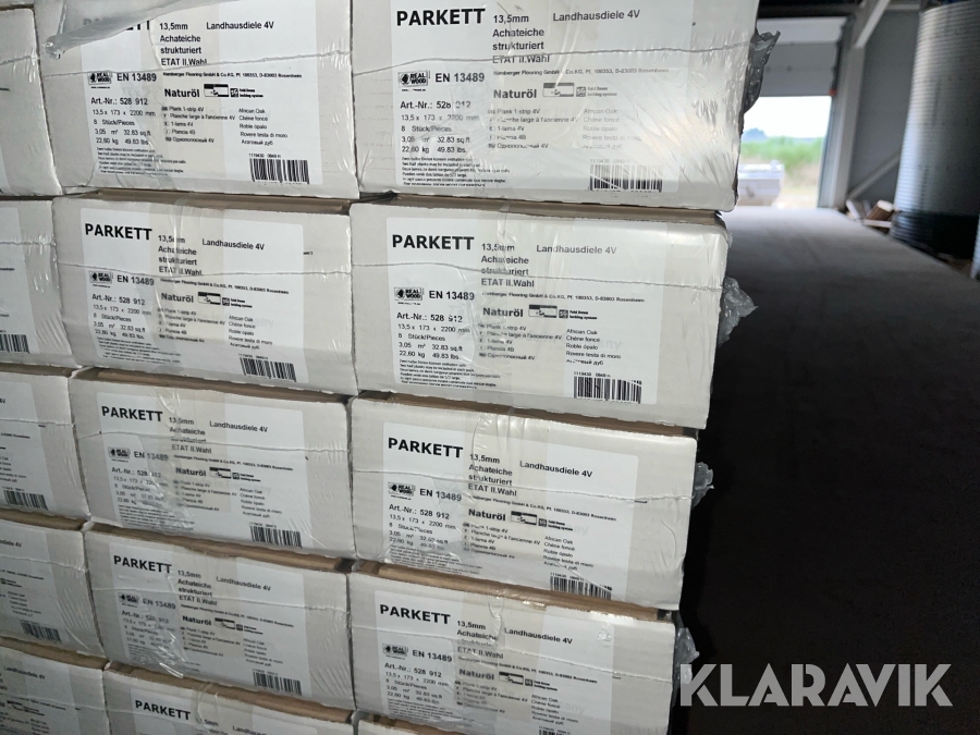 Planke gulv HARO African oak, Vejle, Klaravik auktioner