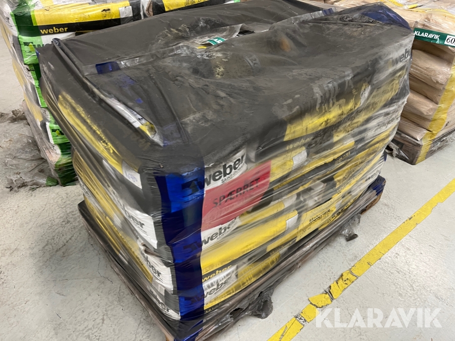 Slidlagsbeton Weber 42 poser, Viborg, Klaravik auktioner