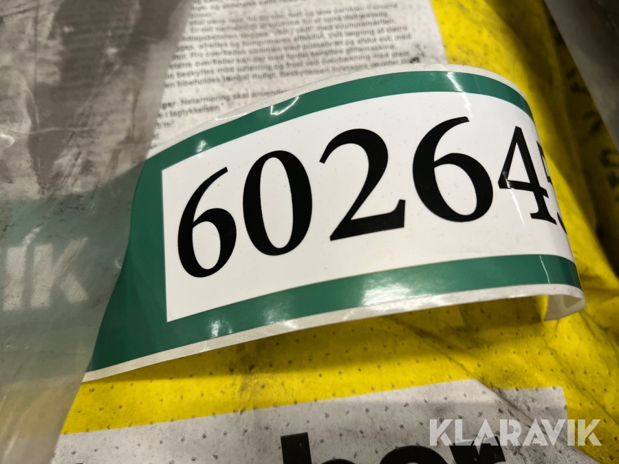 Slidlagsbeton Weber 42 poser, Viborg, Klaravik auktioner