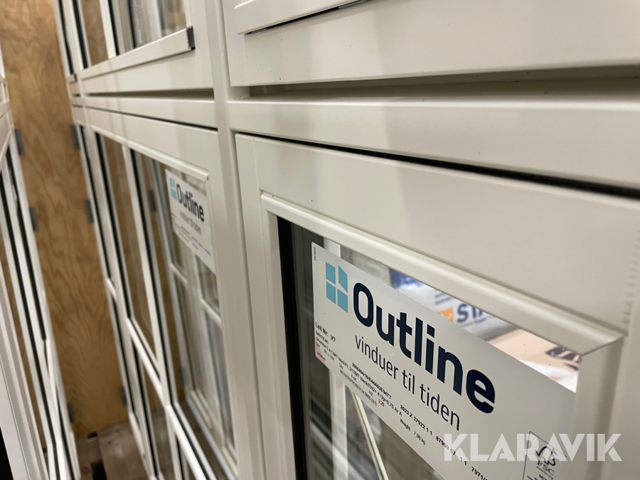 Vinduer Outline Buet 2 stk., Odense, Klaravik auktioner