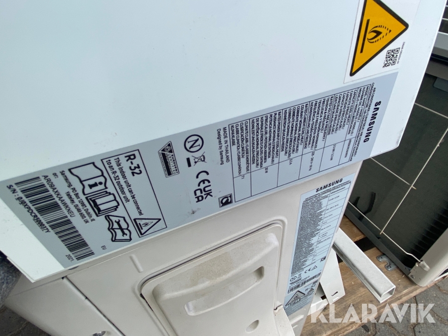Varmepumpe Samsung AR09AXKAAWKX, Ringsted, Klaravik auktione